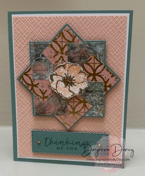 Season of Chic Pinwheel Card - Dayanna Donng, Stampin' Up! Demonstrator