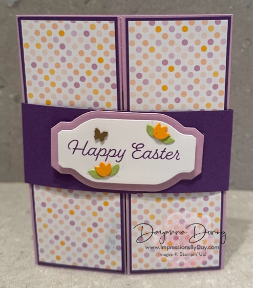 Easter Bunny Pop Out Gatefold - Dayanna Donng, Stampin' Up! Demonstrator